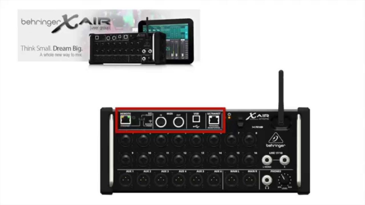 Behringer XR18 XAIR : Art-Group-Support